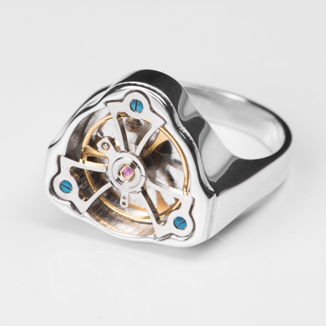 Spinning Kinetic Mechanical Ring Tourbillion Movement - Etsy