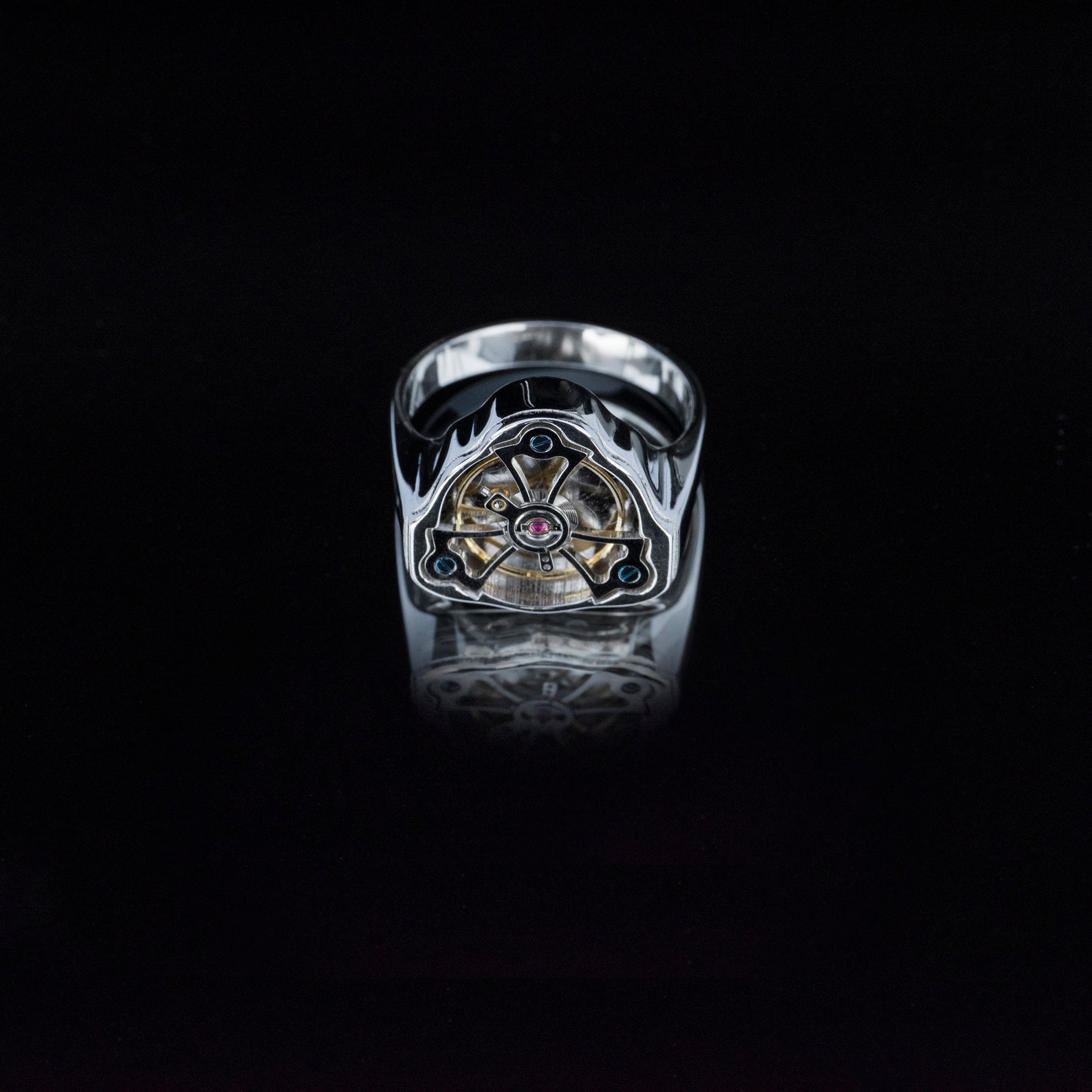 Spinning Kinetic Mechanical Ring Tourbillion Movement - Etsy