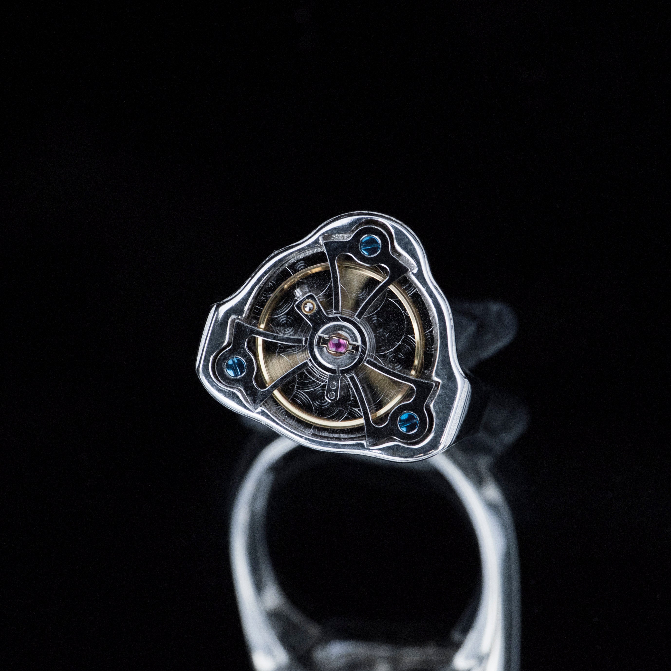 Spinning Kinetic Mechanical Ring Tourbillion Movement - Etsy