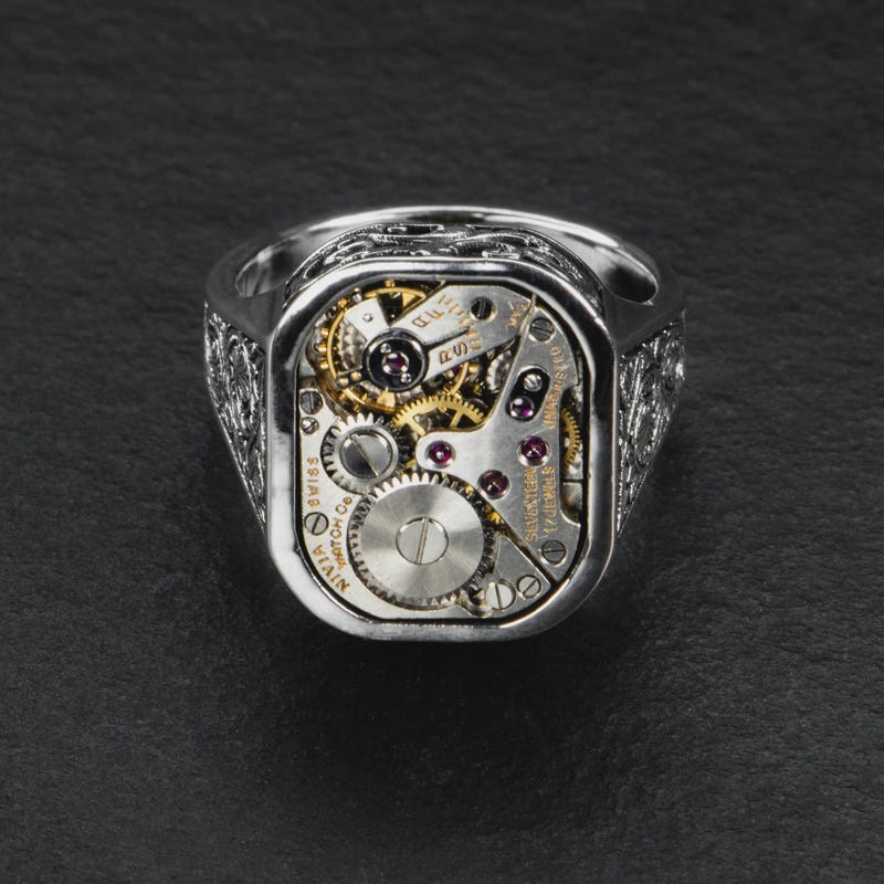 Watch Movement Ring - Etsy