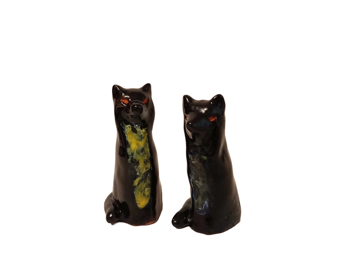 Ceramic Wolf Figurines - Etsy