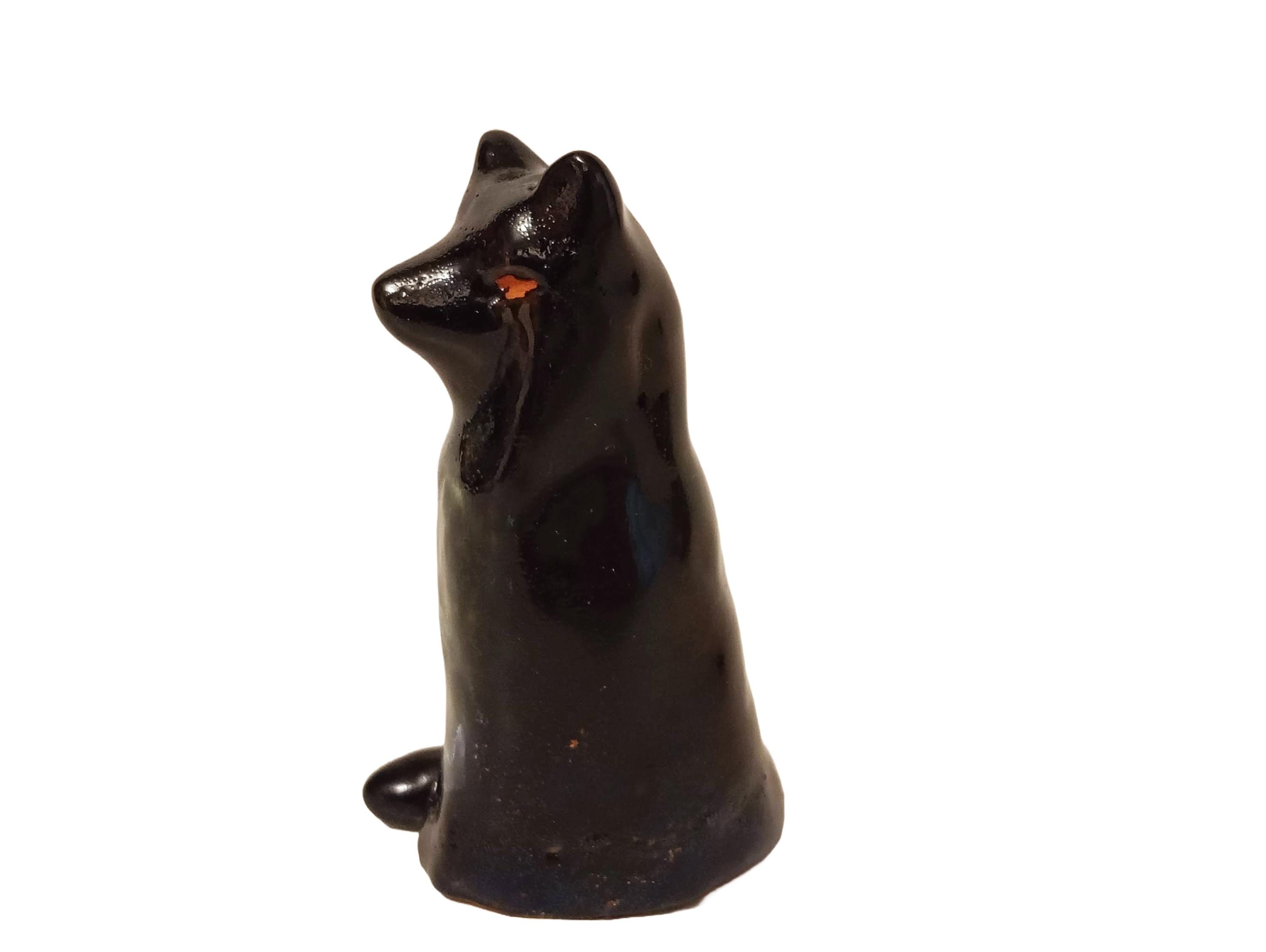 Ceramic Wolf Figurines - Etsy