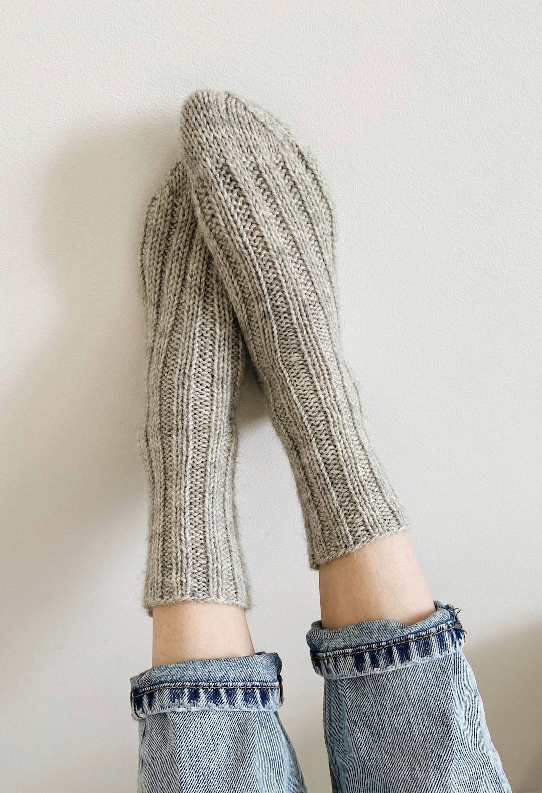 Basic Socks 2 in 1 Knitting Pattern X Easy to Follow Knitting Pattern X ...