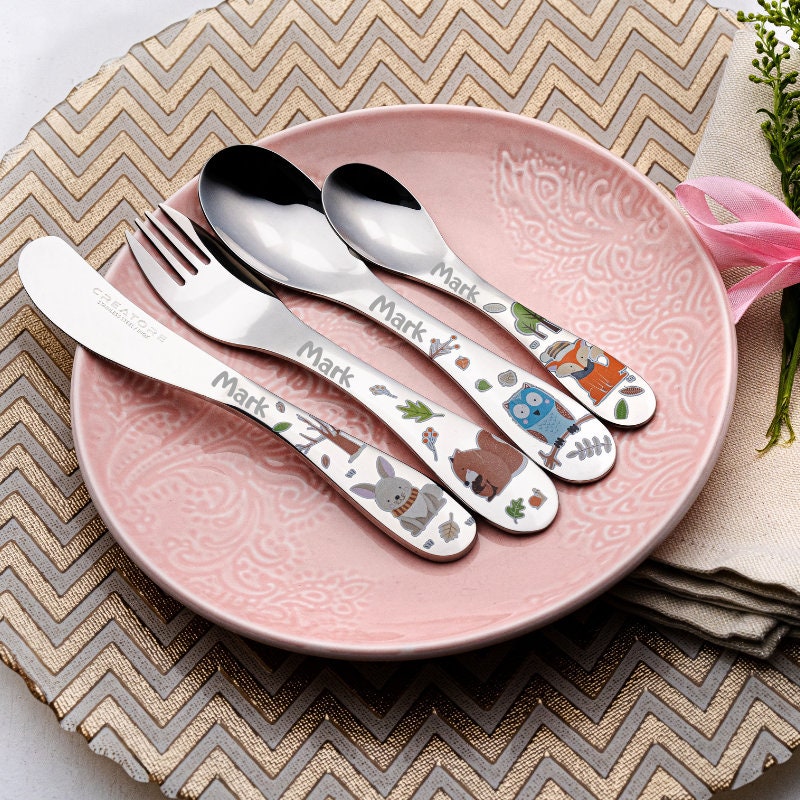 Animal Cutlery Set - Etsy