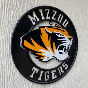 MIZZOU Missouri Tigers Custom Metal Vintage Craft Sign Western Home ...