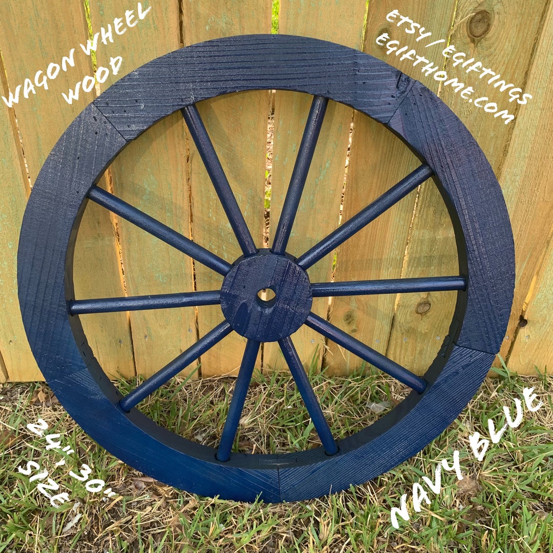16",24",30" Wooden WAGON WHEEL BARN Style Western Country Home Decor ...