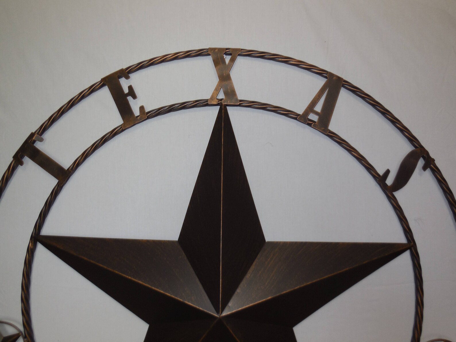 40 1836 Texas Barn Star Lone Star With Twisted Rope Ring | Etsy