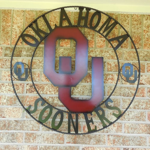 Genuine Leather Licensed OU Earrings - Etsy