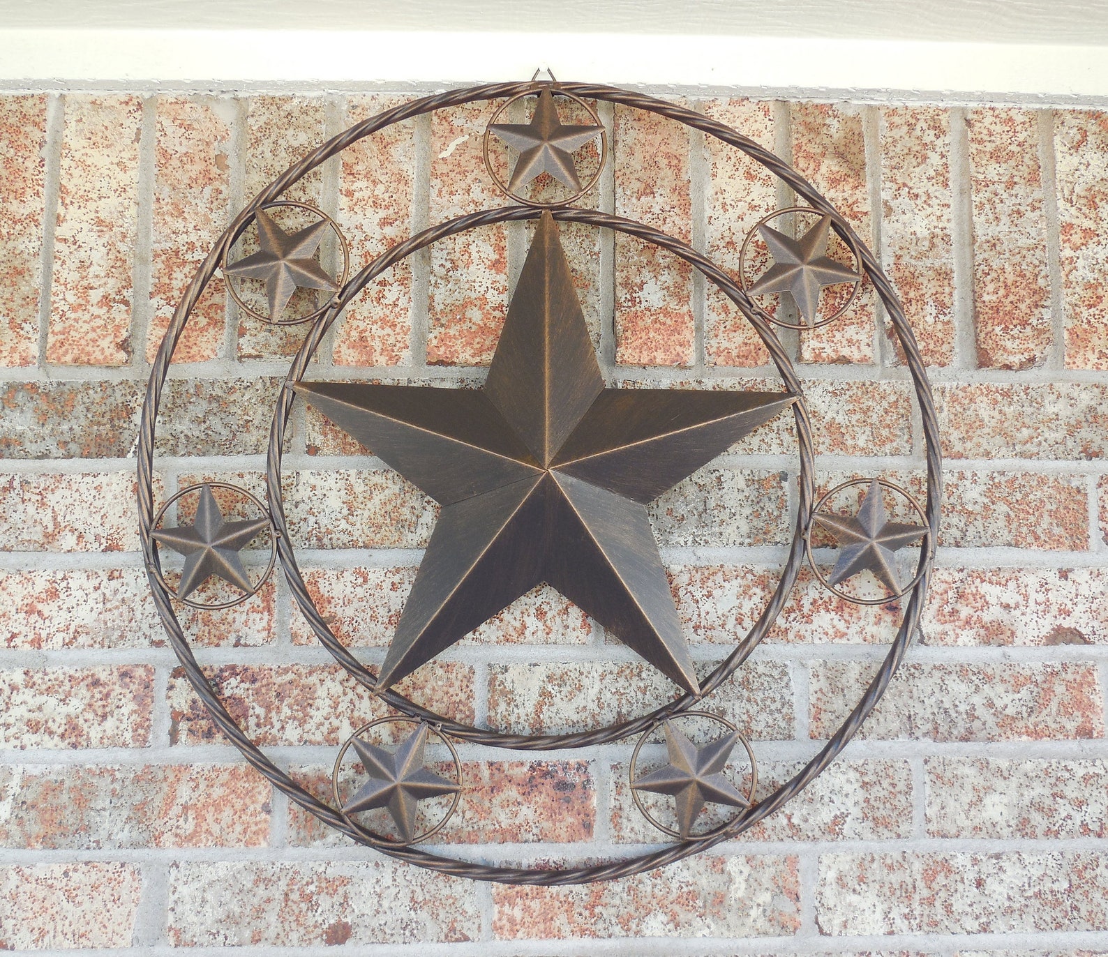 32 LONE Star Multi Barn STARS Metal Wall Art Twisted | Etsy
