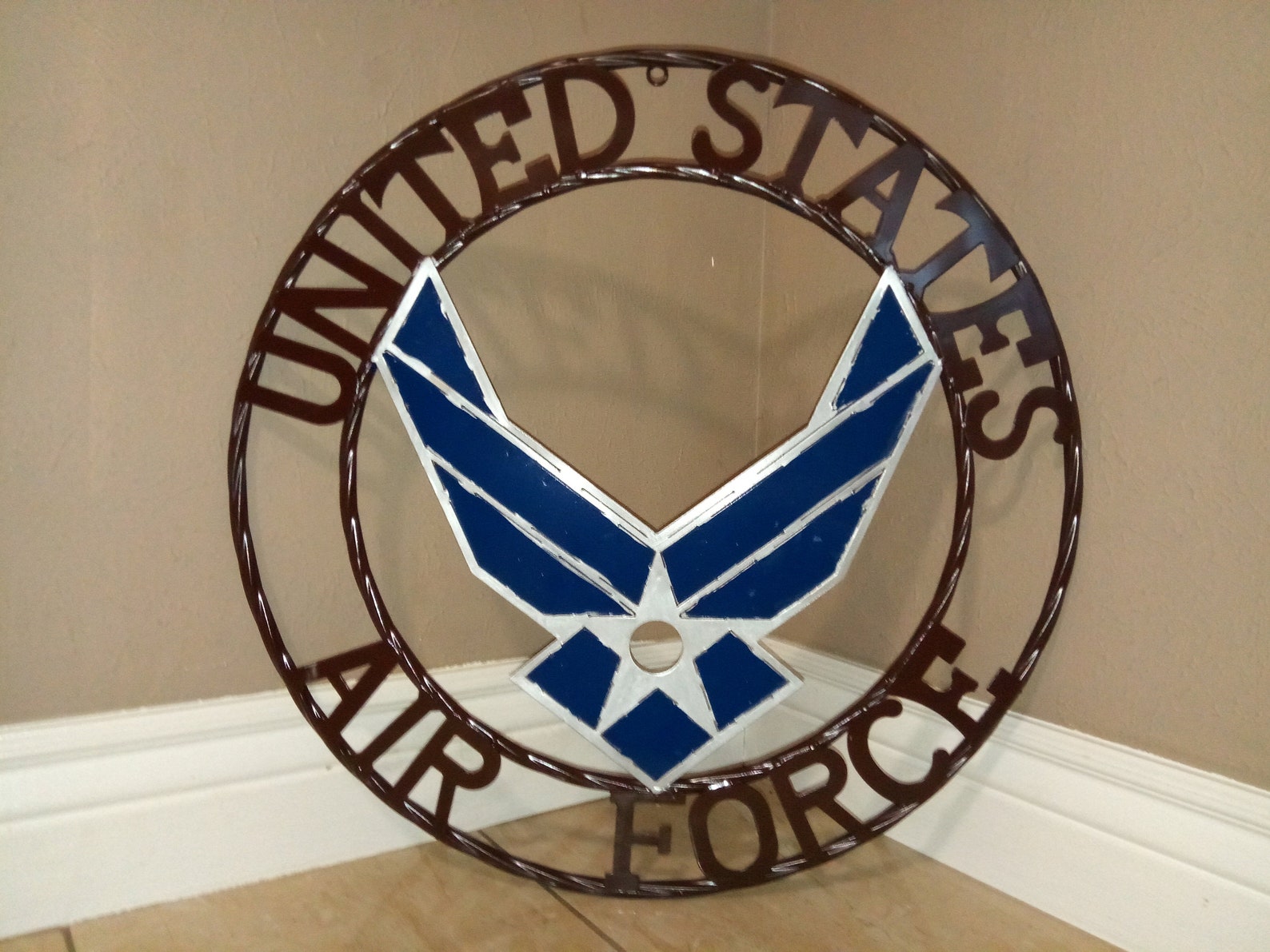 24 USA AIR FORCE Military Metal Wall Art Western Home - Etsy