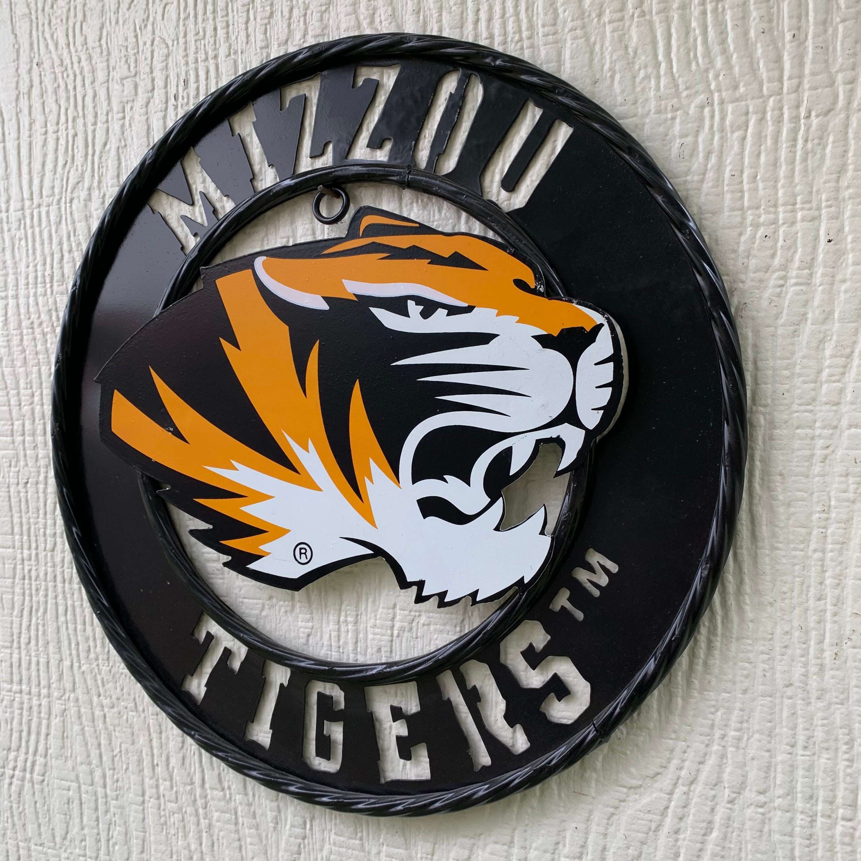 MIZZOU Missouri Tigers Custom Metal Vintage Craft Sign Western Home ...