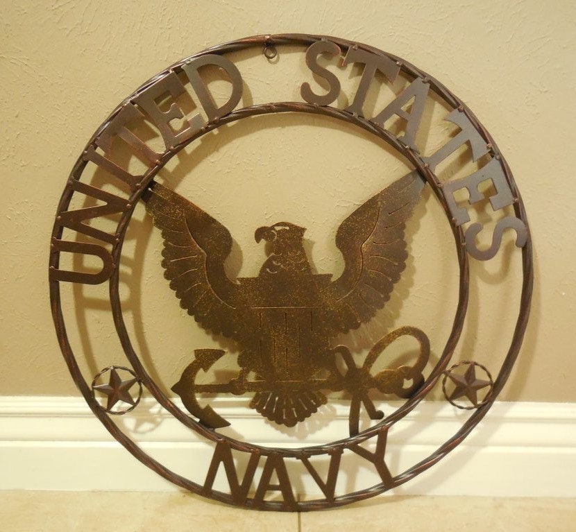 24 US ARMY Military Metal Wall Art Western Home Decor | Etsy
