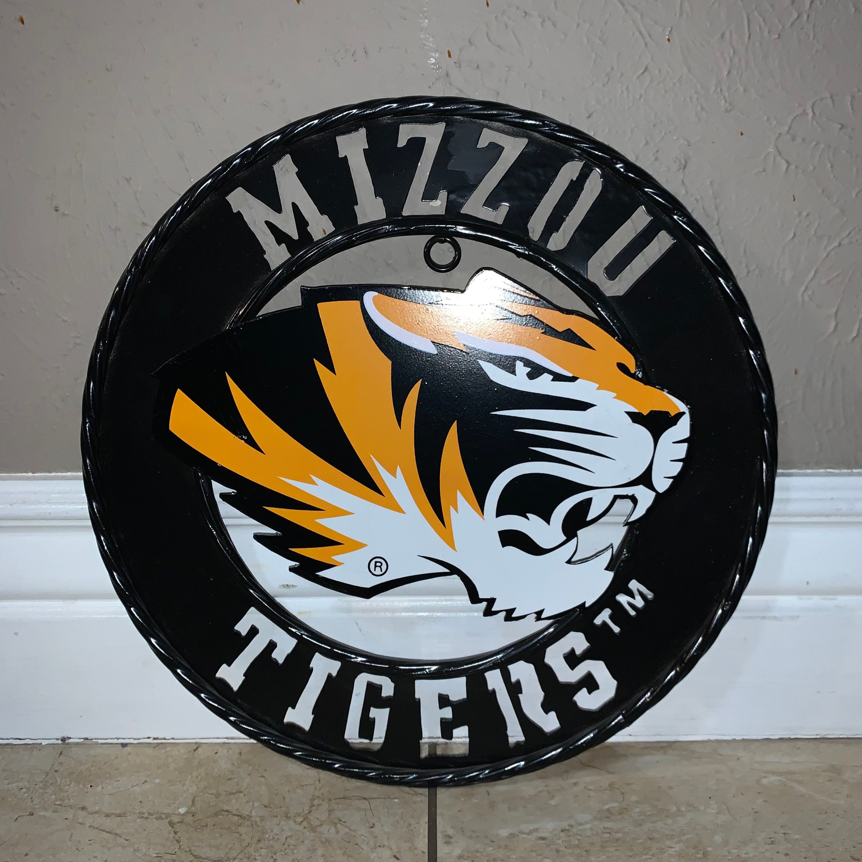 MIZZOU Missouri Tigers Custom Metal Vintage Craft Sign - Etsy