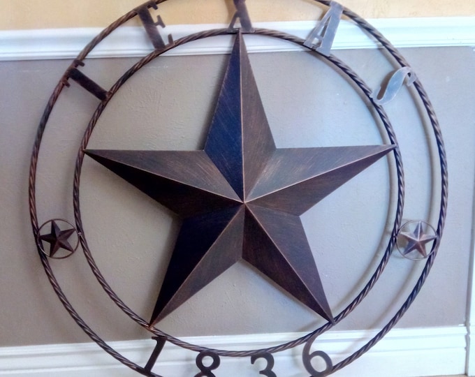 Cast Iron Star; Texas Star; Star Decor; Star Wall Hanging; Metal Star ...