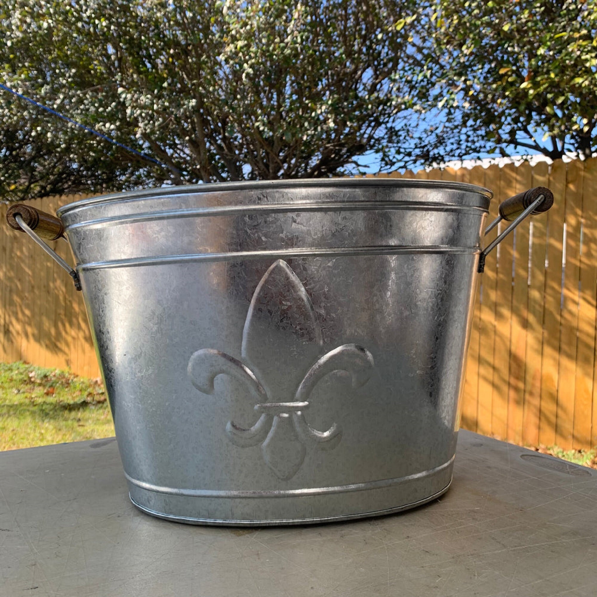 TEXAS TUB BUCKETS Flower Garden Drink Fireplace Western Home | Etsy