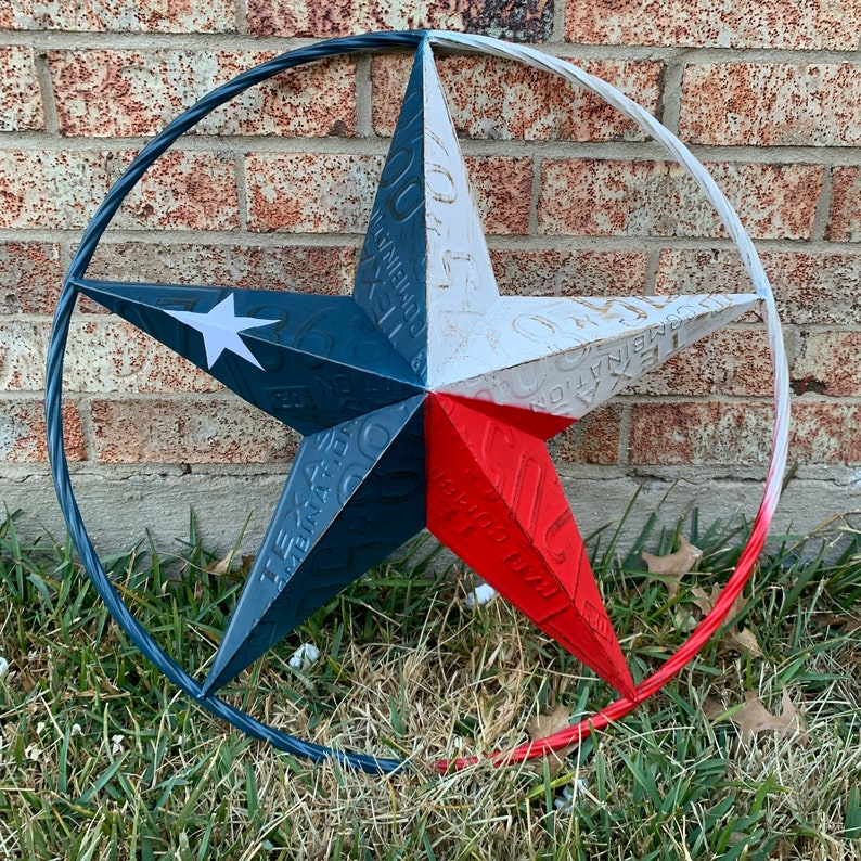 12",16",24",32",36 TEXAS License Plate Patriotic Metal Barn Lone Star ...
