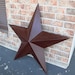 22" Barn Metal Star Wall Art Decor Design Western Home Decor Vintage ...