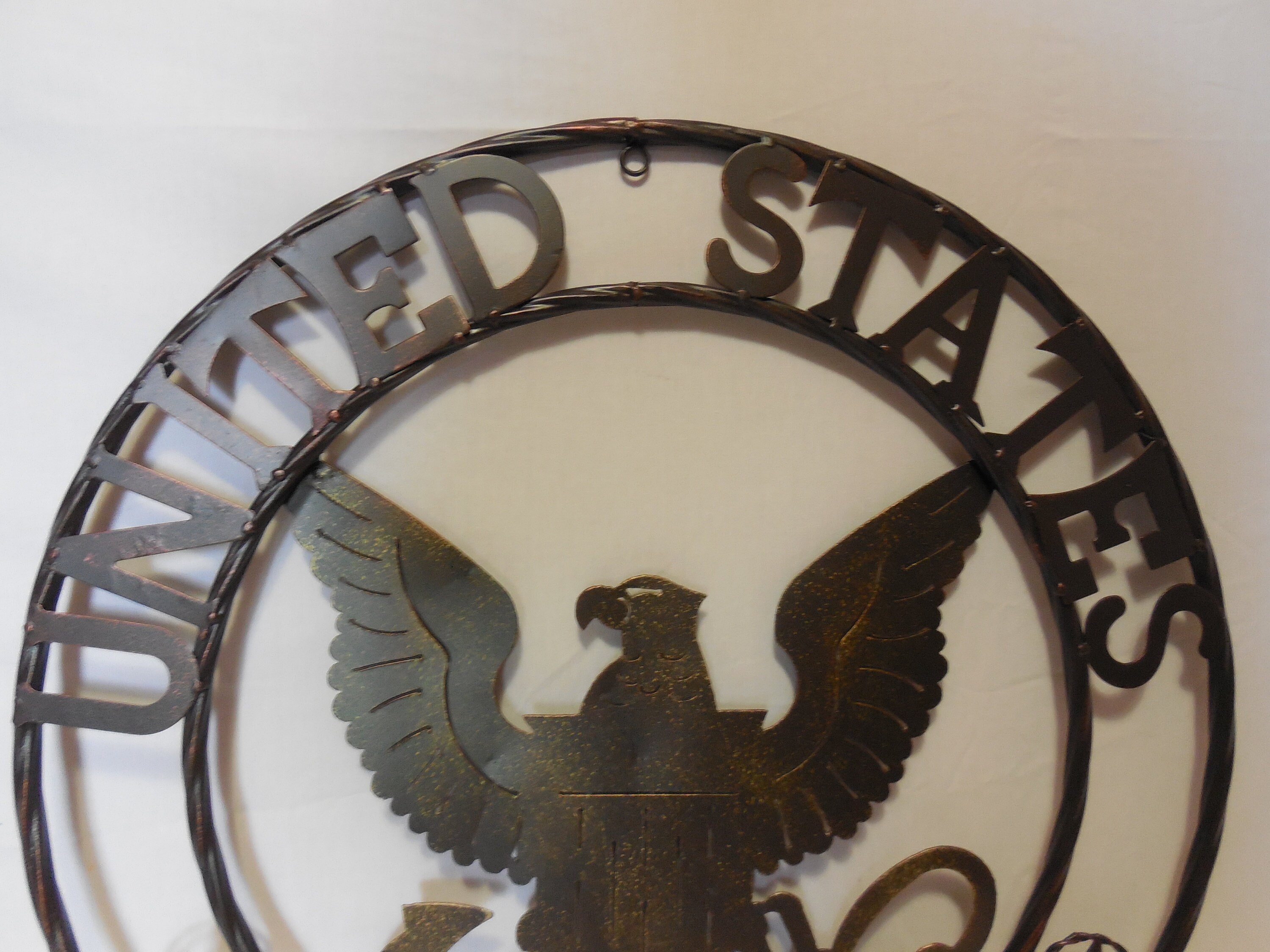 24" US NAVY Military Metal Wall Art Western Home Decor Vintage Rustic ...