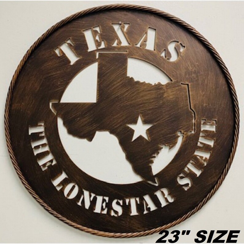 18",24" METAL ART Sculpture Lasercut Wall Art Sign Western Home Barn ...