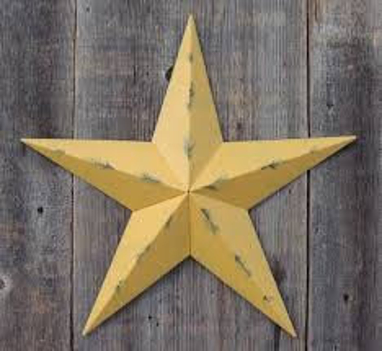 RUSTIC DISTRESSED Two Tone Barn Star Western Metal Art Home - Etsy