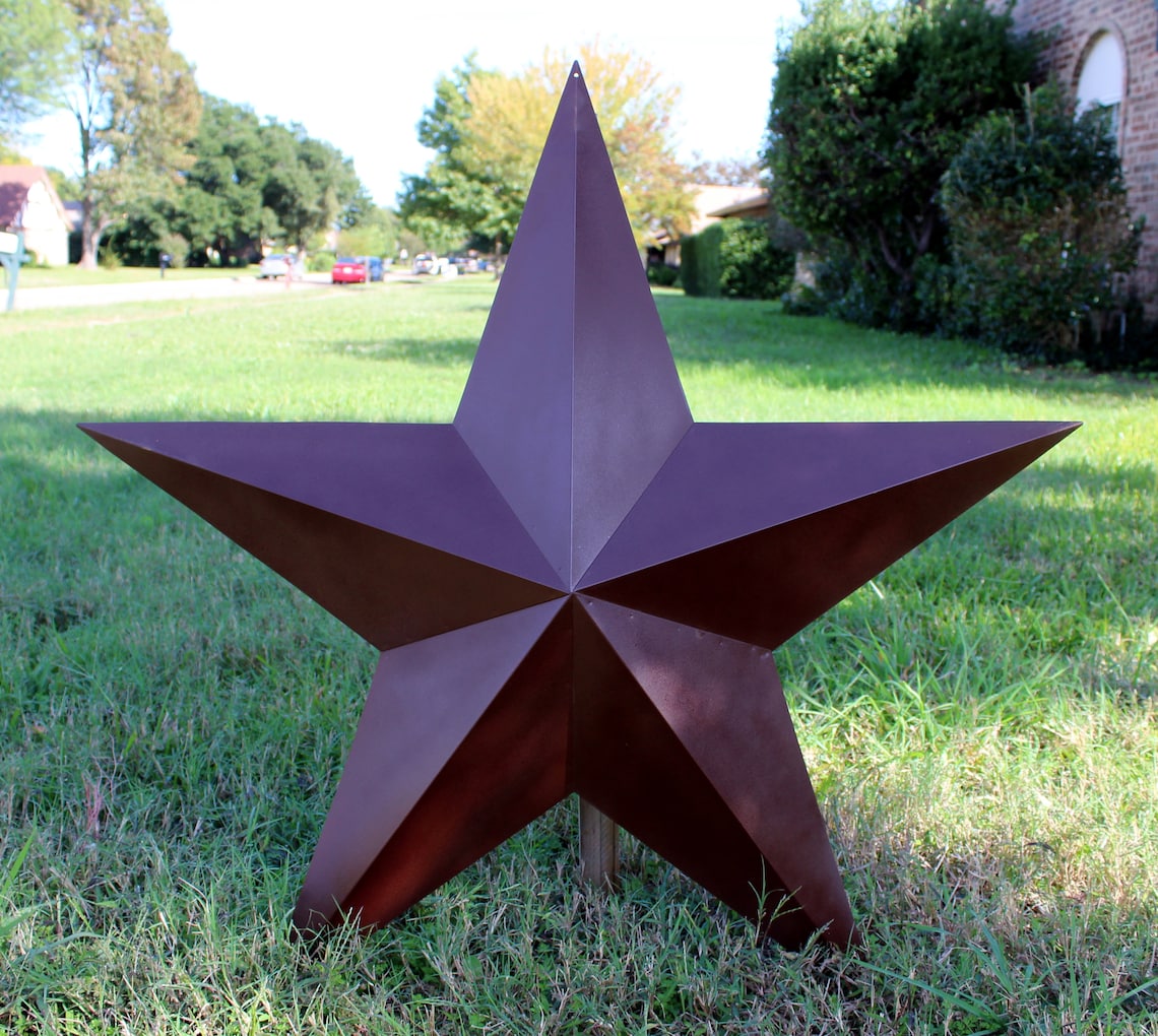 22" Barn Metal Star Wall Art Decor Design Western Home Decor Vintage ...
