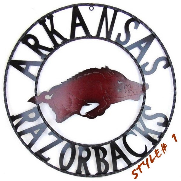 Arkansas Razorbacks Signs - Etsy