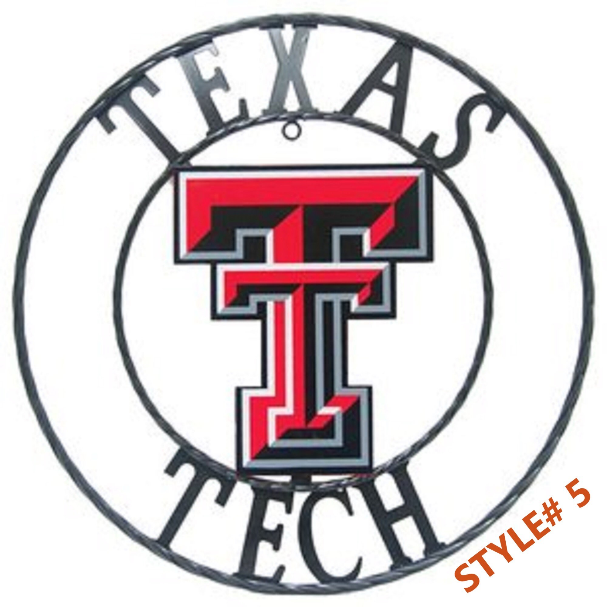 18",24",32" TEXAS Tech Custom Metal Vintage Craft Sign Western Home ...