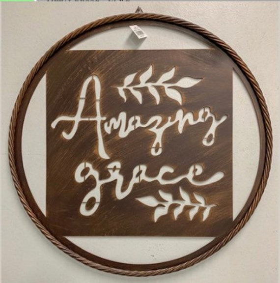 Amazing Grace Metal Sign