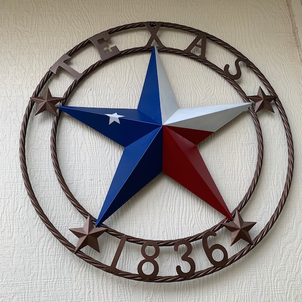 Large Metal Texas Flags - Etsy