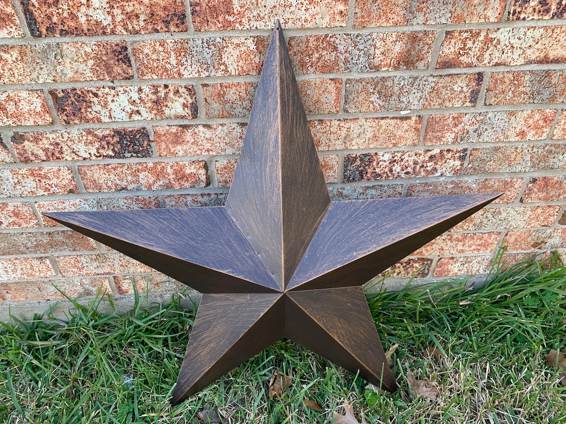 36" Barn Metal Star Wall Art Decor Design Western Home Decor Vintage ...