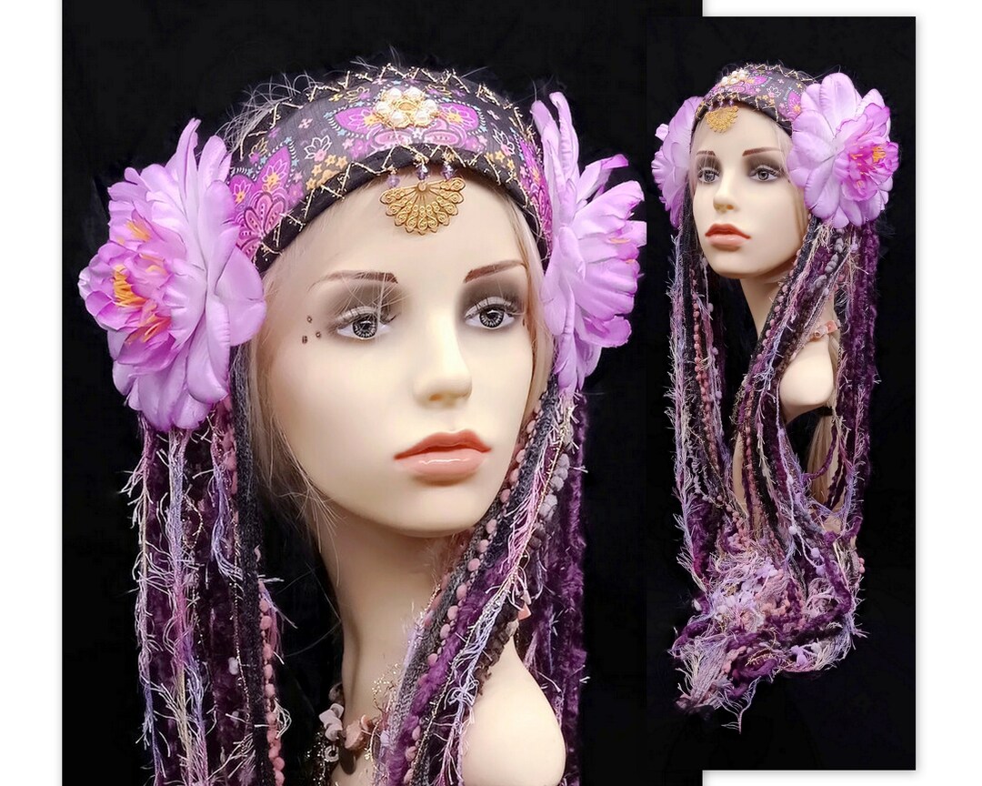 Forest Spring Fairy, Festival Headpiece for Women Dryad, Nymph Costume ...