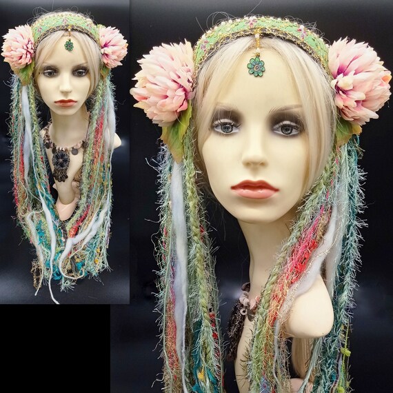 Dryad Nymph Costume Headdress Forest Fairy Headpiece for - Etsy New Zealand