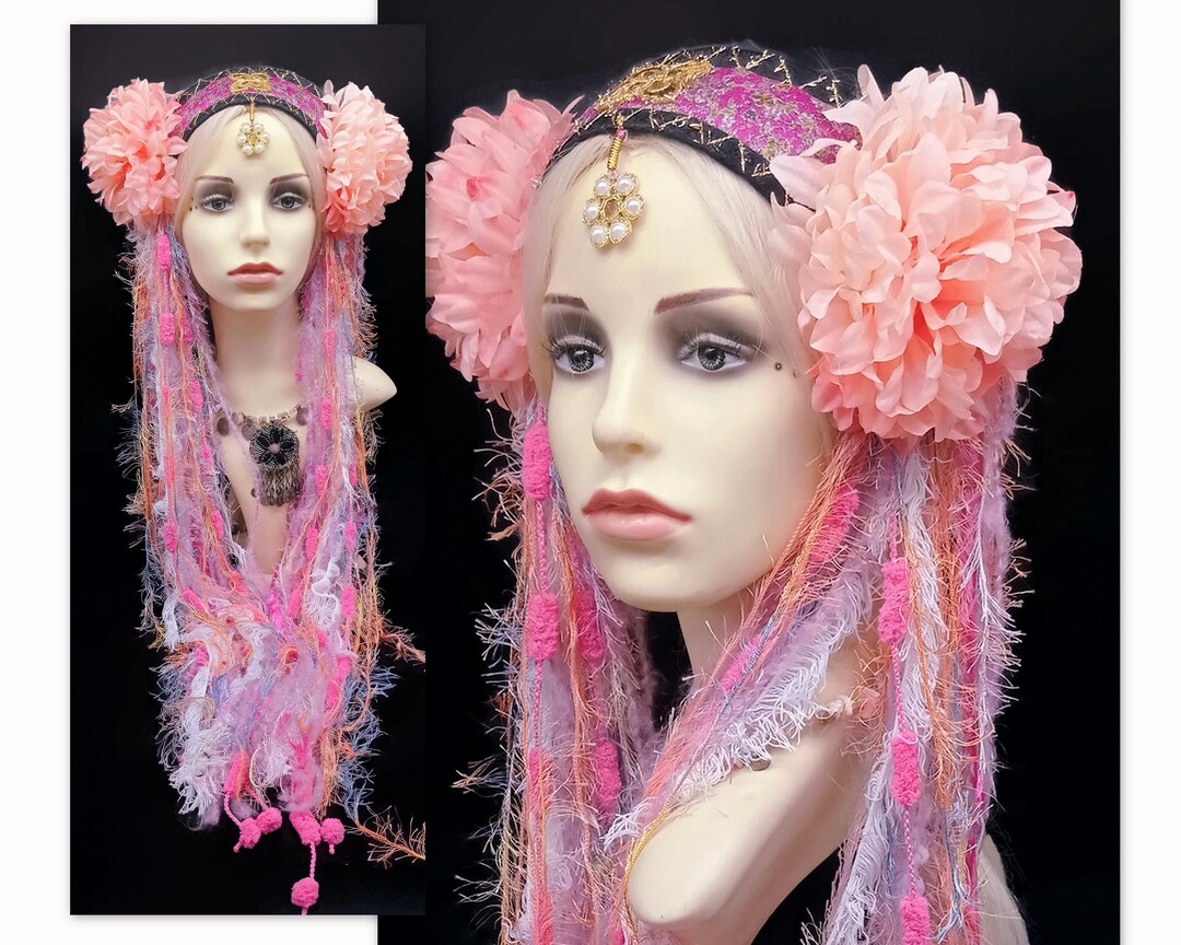 Dryad Nymph Costume Headdress Forest Fairy, Festival Headpiece for ...