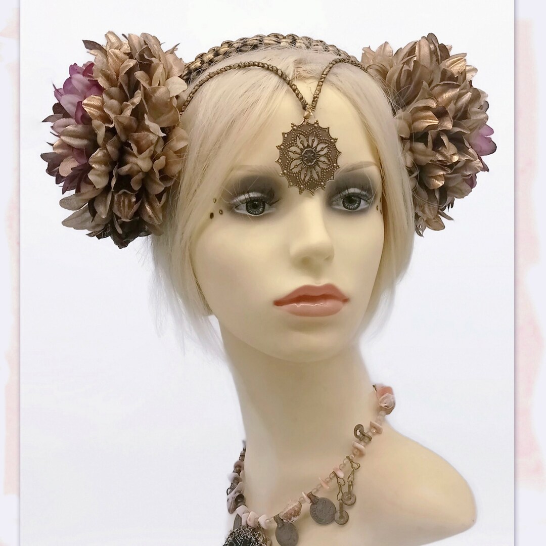 Tribal Fusion Headdress dak Fairy Headpiece Festival Headband for Woman ...