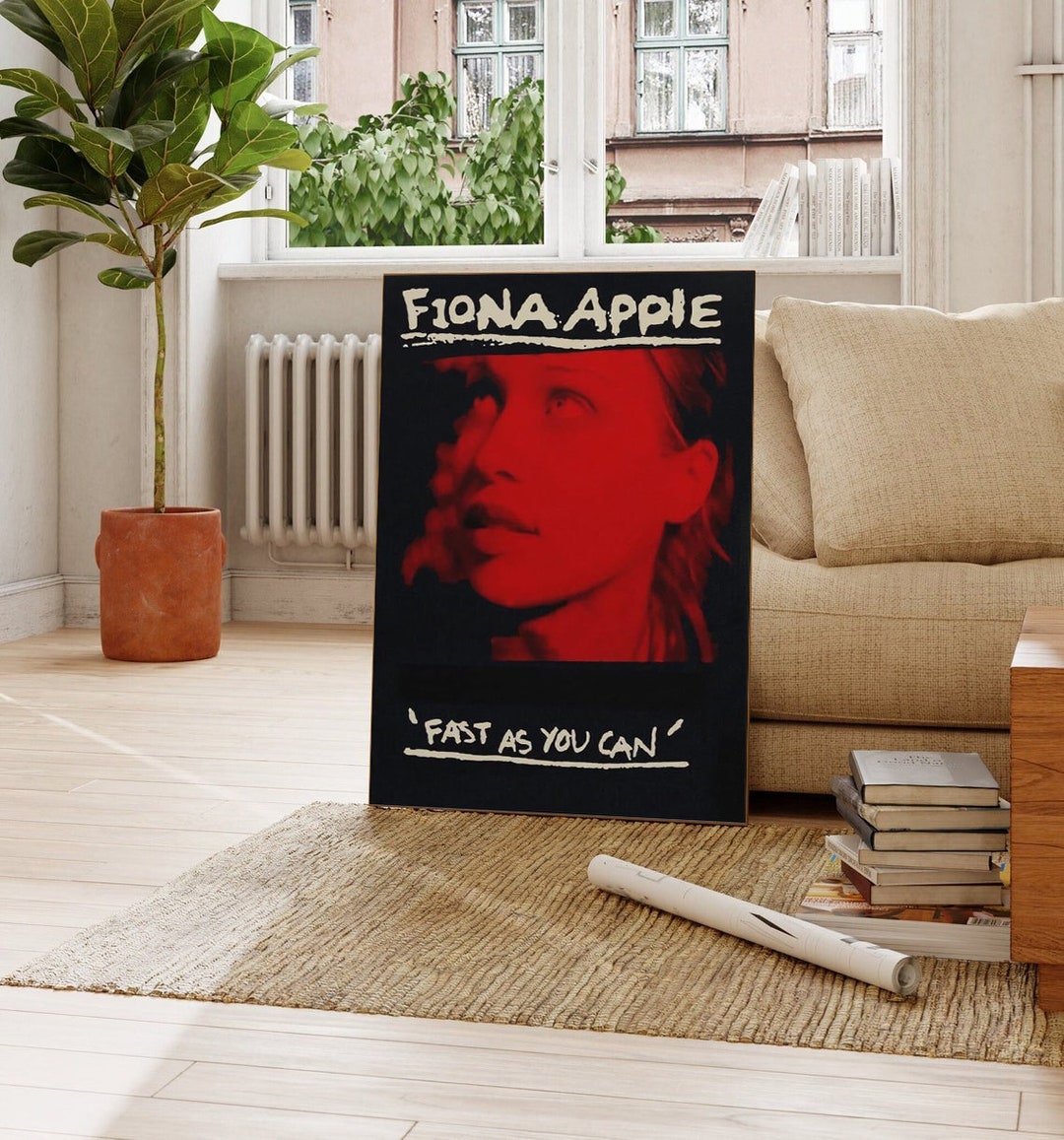 Fiona Apple Poster Music Poster Fast as You Can Vintage - Etsy
