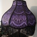 Vintage Victorian Lampshade in Purple - Etsy