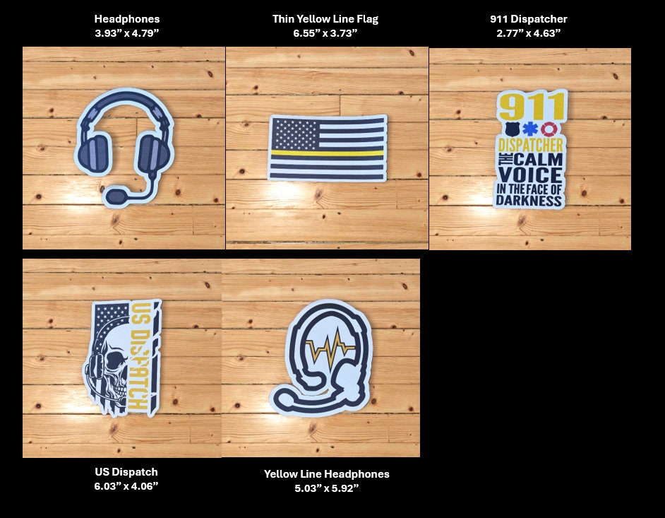 Dispatch Themed Stickers Communication Decals Sticker Emporium Stickers ...