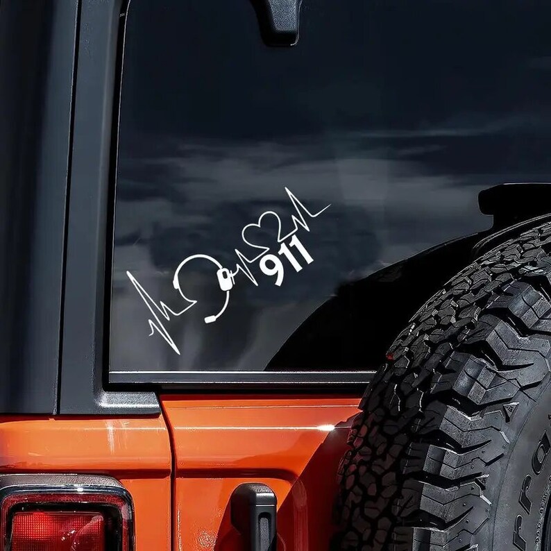 Dispatcher Life Line Decal Dispatcher Auto Decal Communications Decal ...