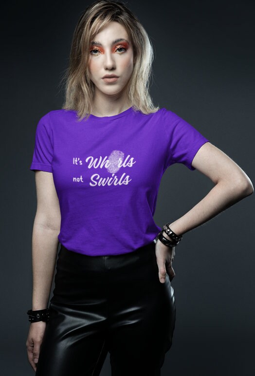 It's Whorls Not Swirls Shirt Fingerprint T-shirt Forensic Science Tee ...