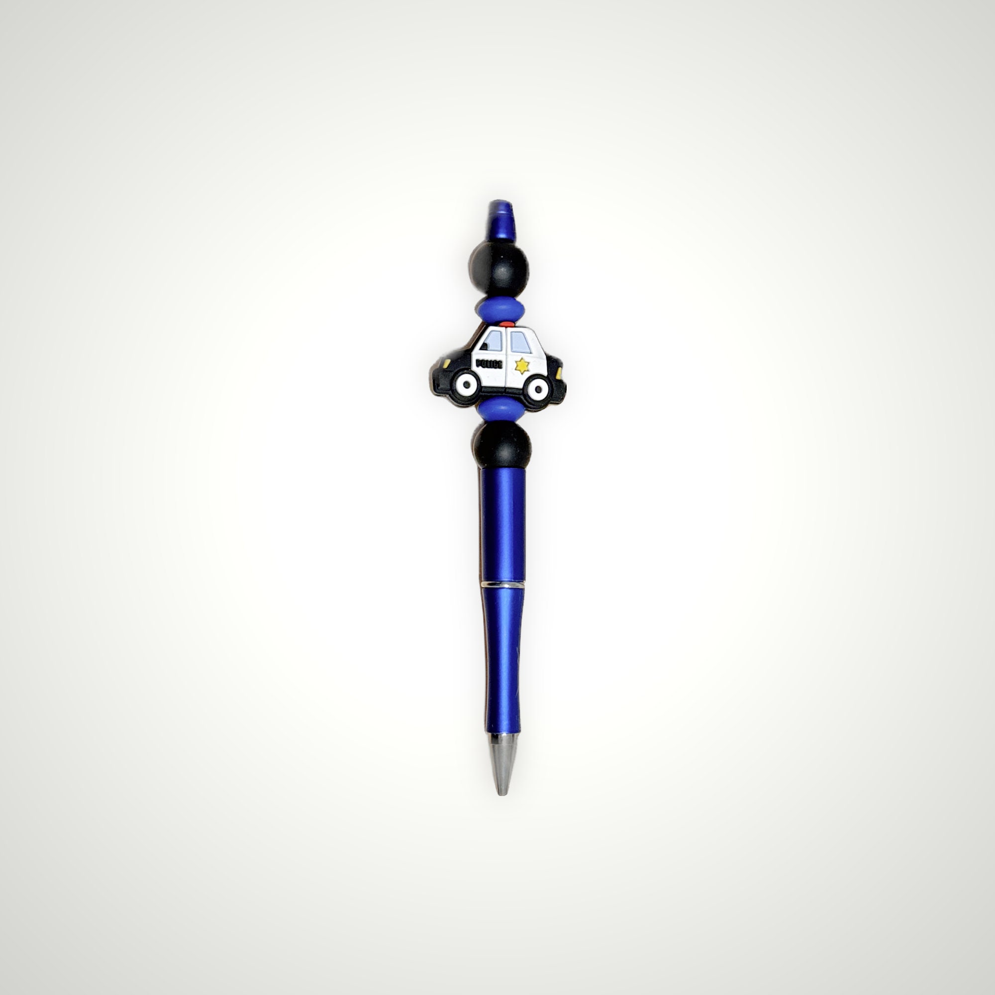 Police Car Beaded Pen | Police Themed Pen | Law Enforcement Themed Pen ...