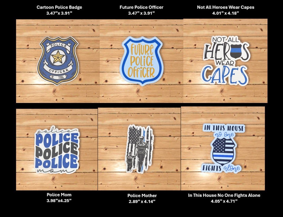 Law Enforcement Themed Stickers | Police Decals | Sticker Emporium ...
