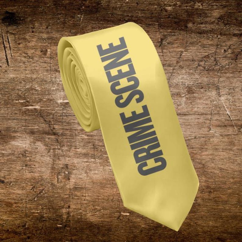 Crime Scene Themed Men's Neckties | Men's Necktie Collection | True ...