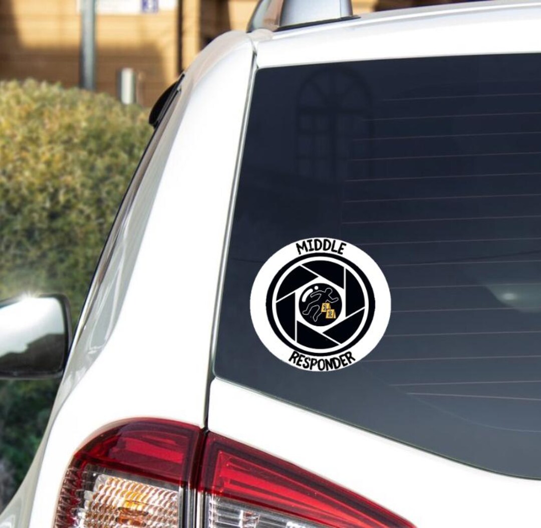 Middle Responder Auto Decal | CSI Auto Decal | Investigator Auto Decal ...