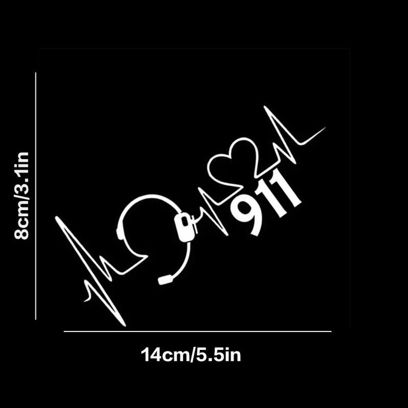 Dispatcher Life Line Decal Dispatcher Auto Decal Communications Decal ...