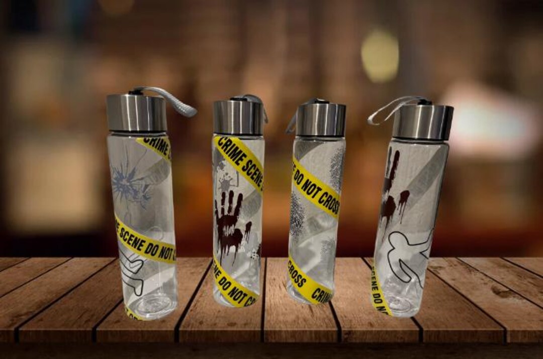 Crime Scene Tumbler | CSI Gift, Stainless Steel Lid - Etsy