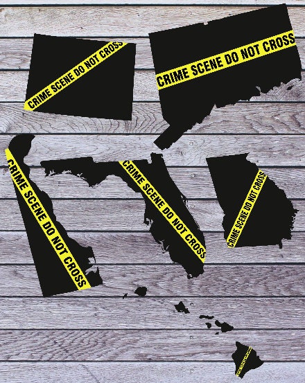 Crime Scene State Auto Decals CSI Auto Decal CSI State Decals Crime ...