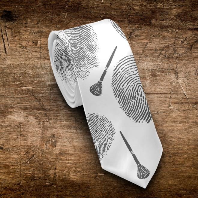 Crime Scene Themed Men's Neckties | Men's Necktie Collection | True ...
