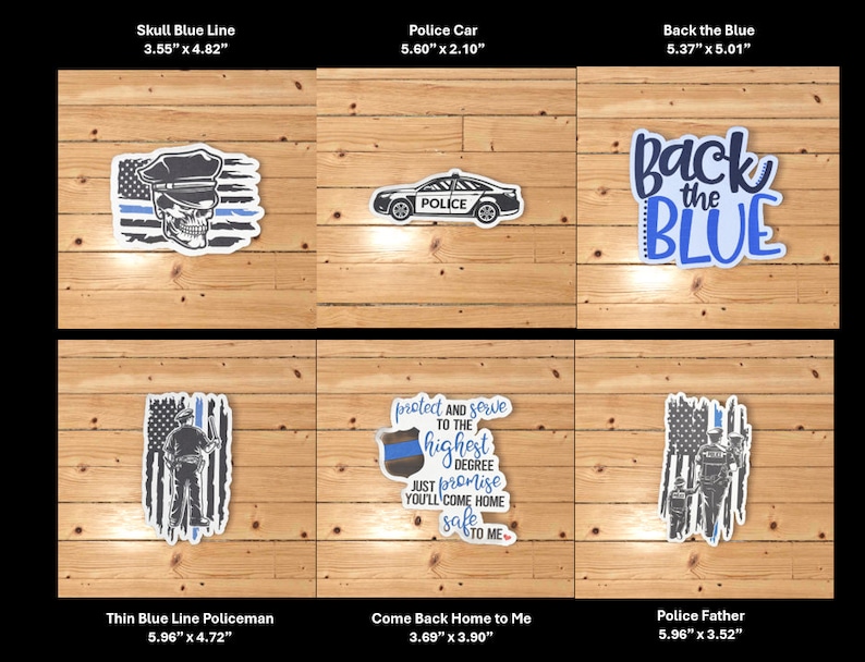 Law Enforcement Themed Stickers Police Decals Sticker Emporium Police ...