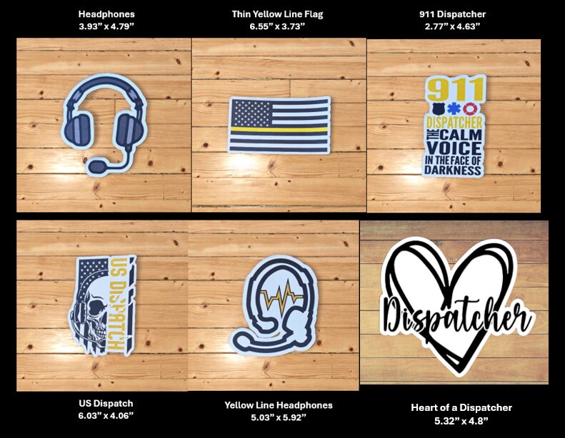 Dispatch Themed Stickers Communication Decals Sticker Emporium Stickers ...