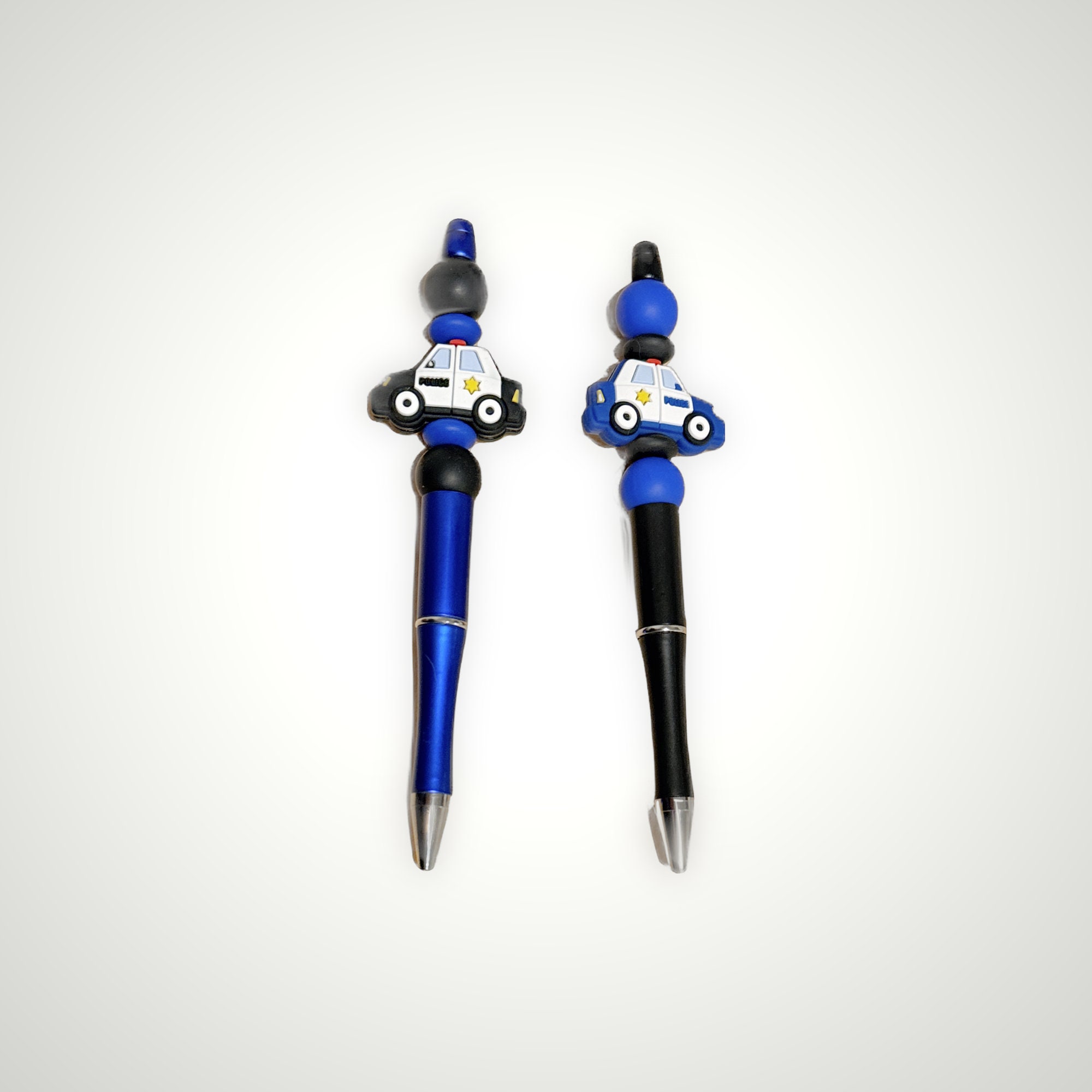 Police Car Beaded Pen | Police Themed Pen | Law Enforcement Themed Pen ...